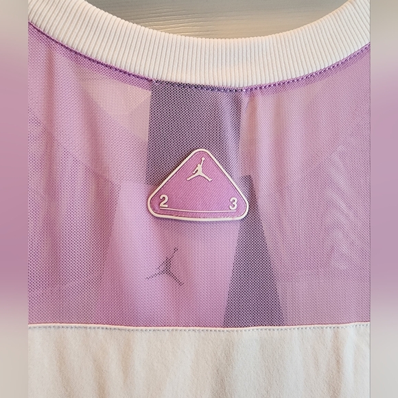 Jordan | Dresses | Nwt Jordan 23 Engineered Pleated Purple Off White ...